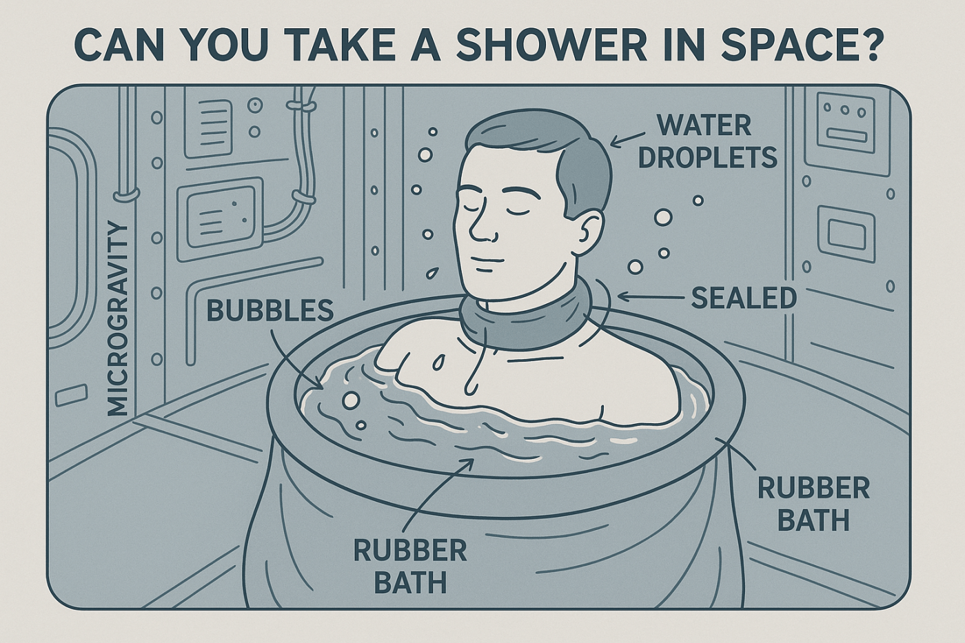 Can You Take a Shower in Space? Life Without Gravity on the ISS ...